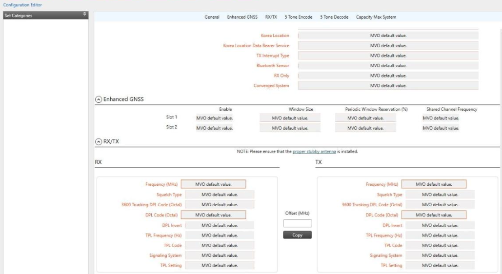 MOTOTRBO - Configuration value turning "MVO default value" during write ...