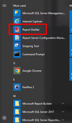 P1CAD: How to log into the Microsoft Report Builder with PremierOne ...