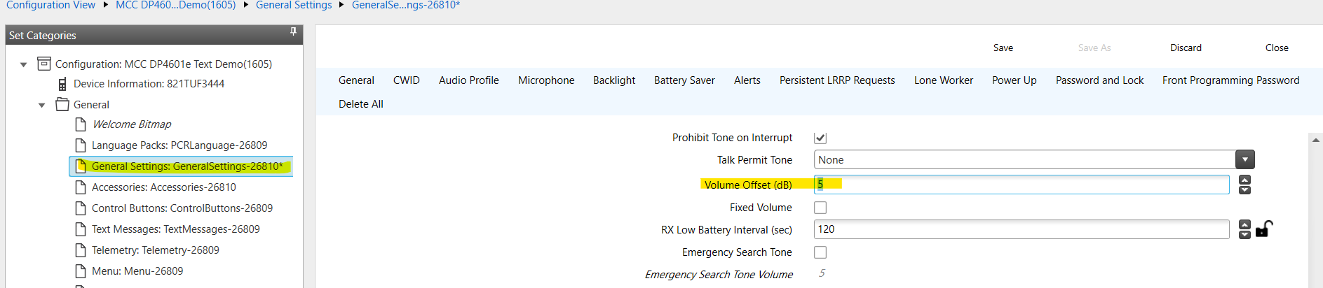MOTOTRBO : Mobile Radio Text Messaging Alert Tone Configuration