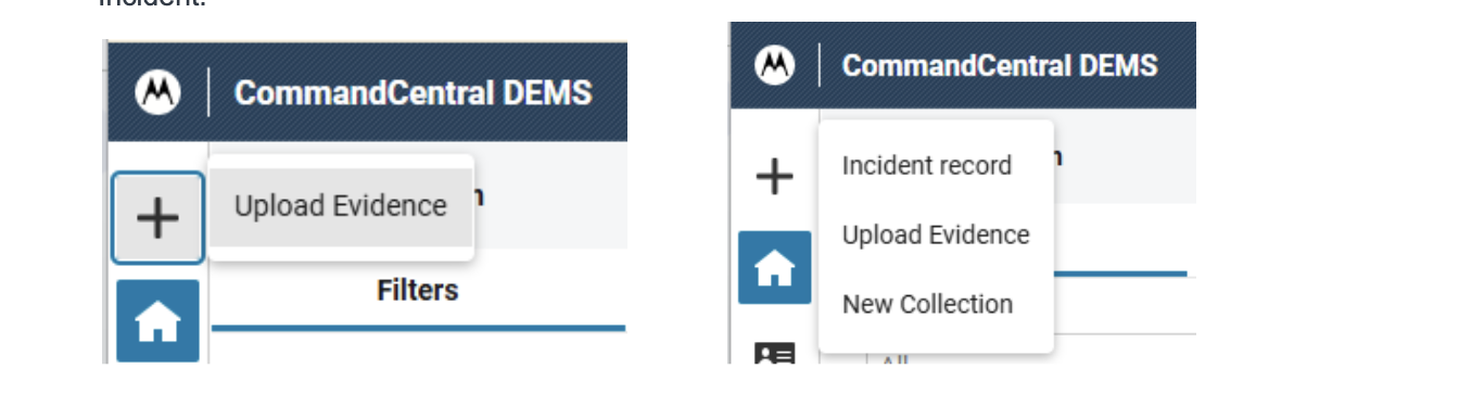 CC DEMS- Create Incident Record missing