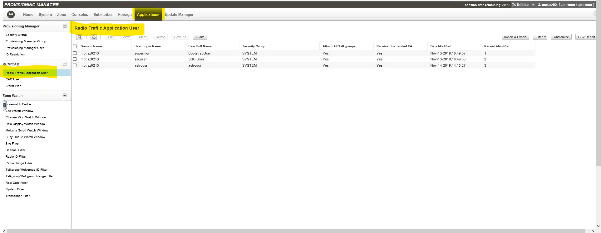 Unable to Log in to RCM with newly created domain user account