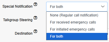 [WAVE PTX EMEA] Dispatch portal emergency alarm sound configuration