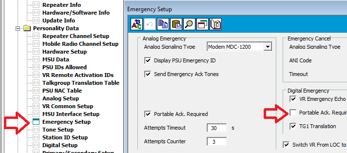 No "Hot Mic" when emergency is initiated through Futurecom DVRS.