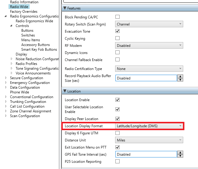 Can standard APX portables and mobiles be programmed to display GPS ...