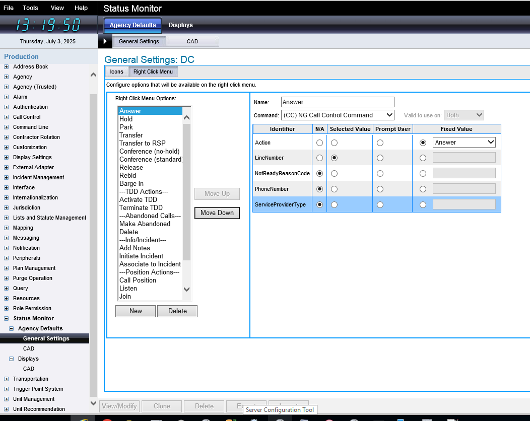 P1 CAD: PremierOne Status monitor high level information guide and ...