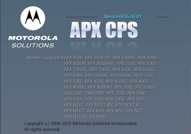 What version of CPS Software is required for the VX-P949 radio?