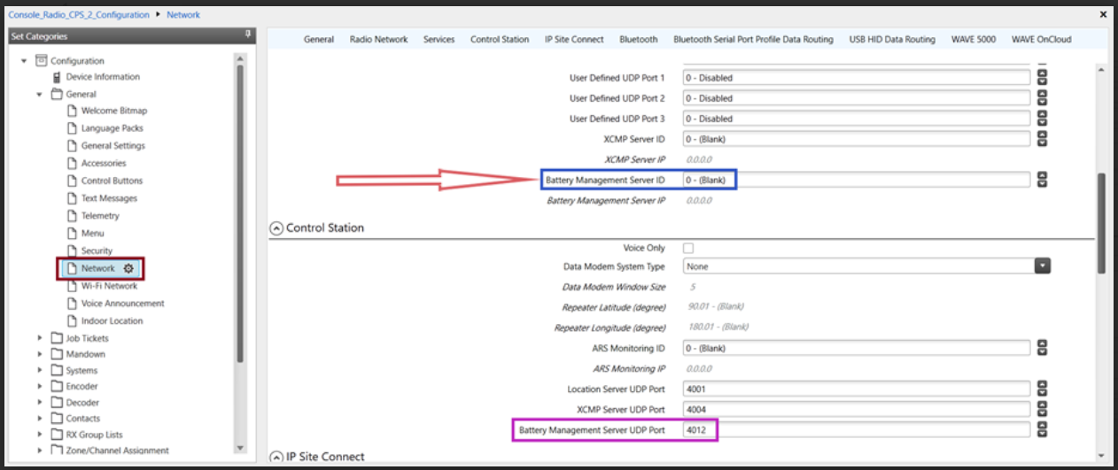 MOTOTRBO - Configuring Options for Base Station XIR M8668i for BFM