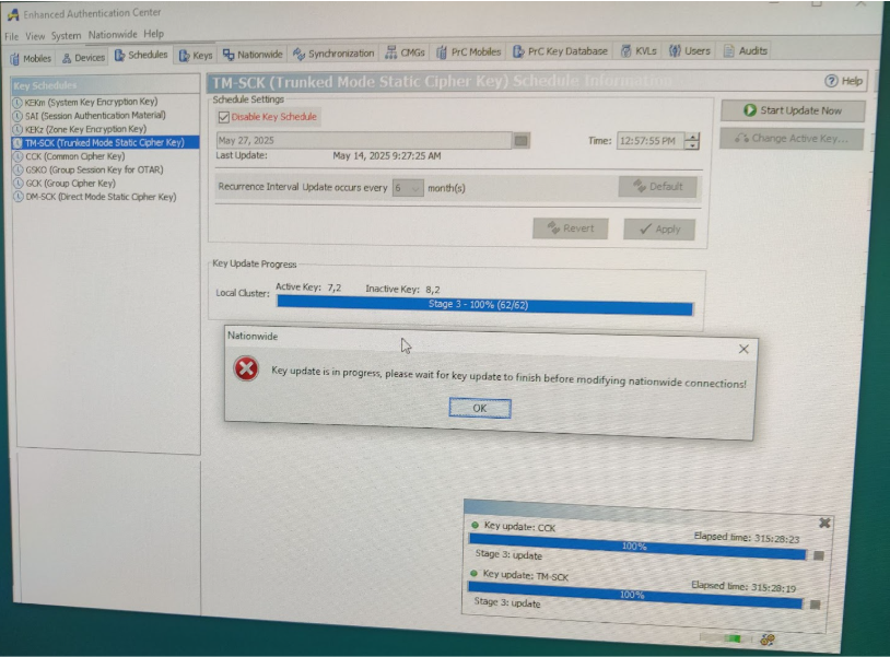 Unable to add Slave AuC to Master AuC in Nationwide system