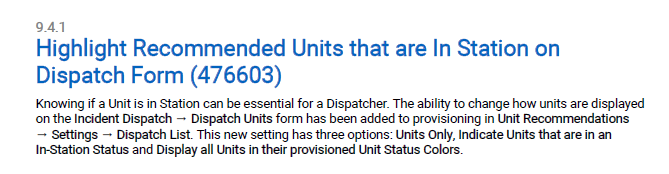 P1CAD: Unit Status Indicator on Incident Dispatch Screen not displaying ...