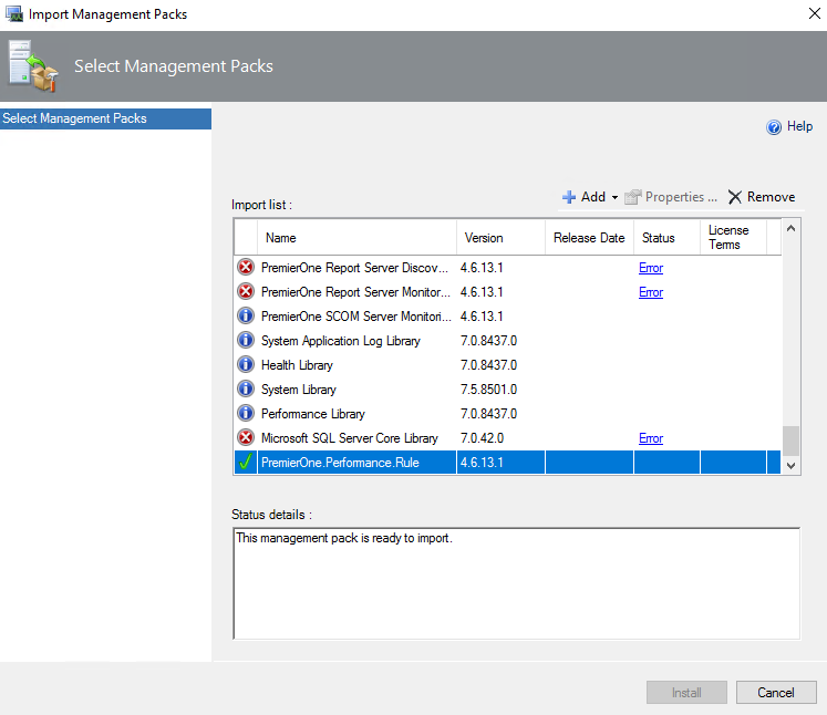 P1INF: How to check for and add missing SCOM management packs [SCOM ...
