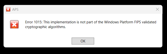 Why am I receiving Error 1015 in the APS Tool when updating firmware of ...