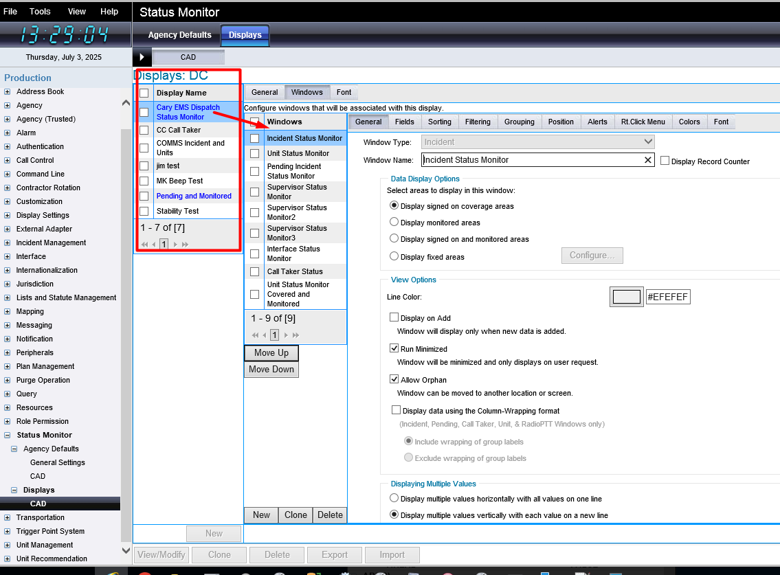 P1 CAD: PremierOne Status monitor high level information guide and ...