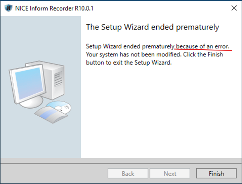 Unable to upgrade NICE Logger server to version R10.0.1