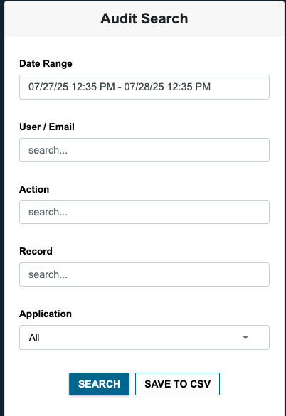 How to Search and Download Audit Logs in Command Central